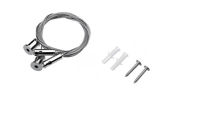 2pc Stainless Steel Wire Ropes for Ceiling Light Suspension installati ...