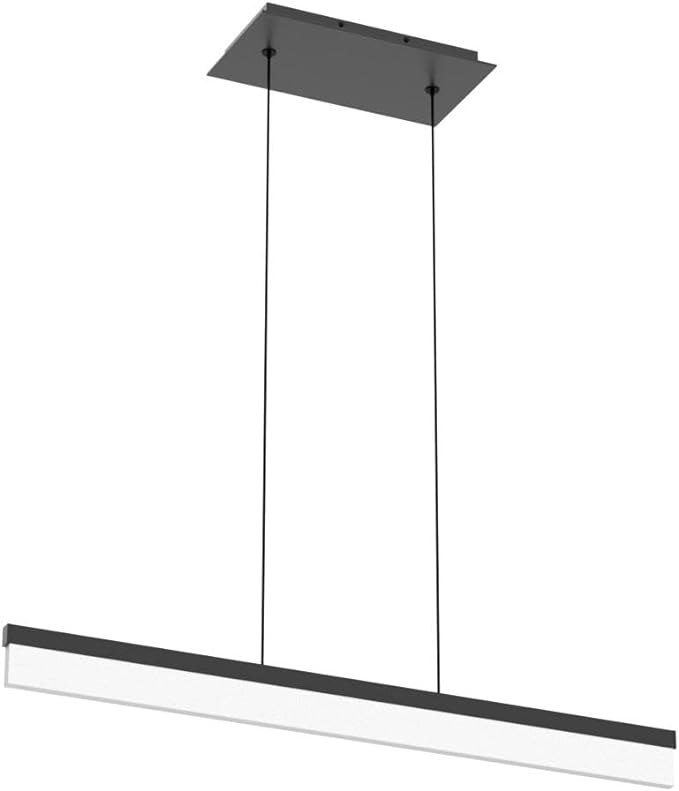 1.8m 72W Modern LED Linear Pendant Light 4CCT Dimable in Black – Pro ...