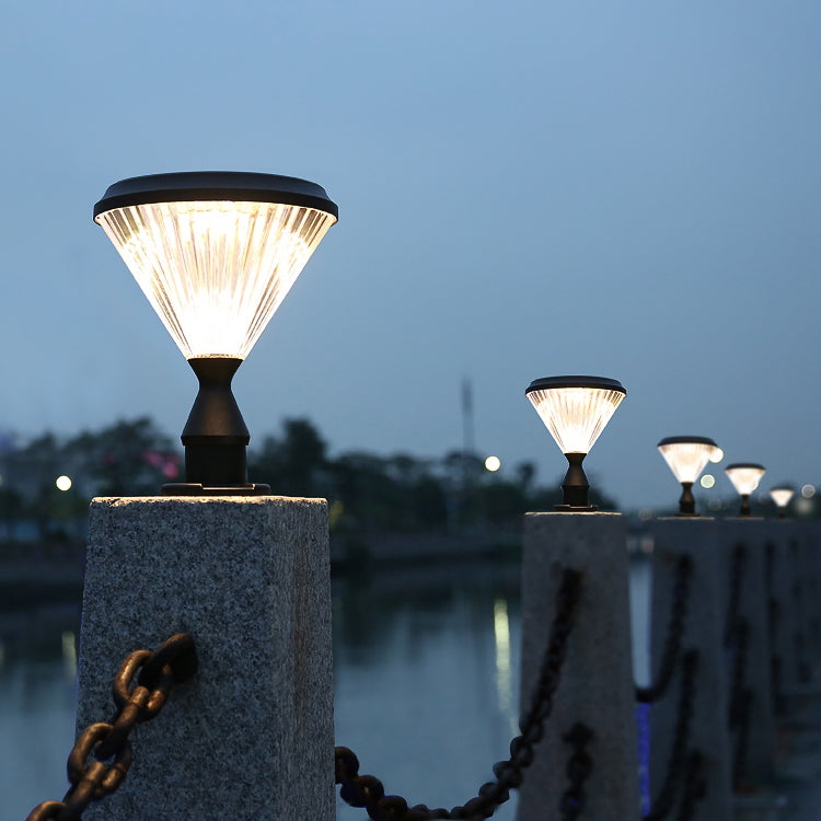 Solar Lights Outdoor Led Pillar Solar Powered Pillar Lights Durable