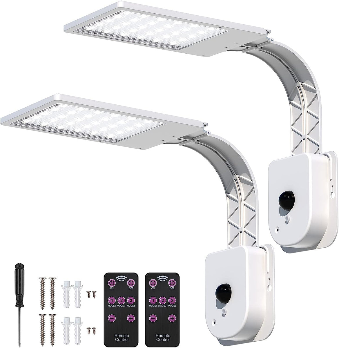 120-Degree Sensor SolarStreet Light Motion Activated Wall Lights(PVSL ...