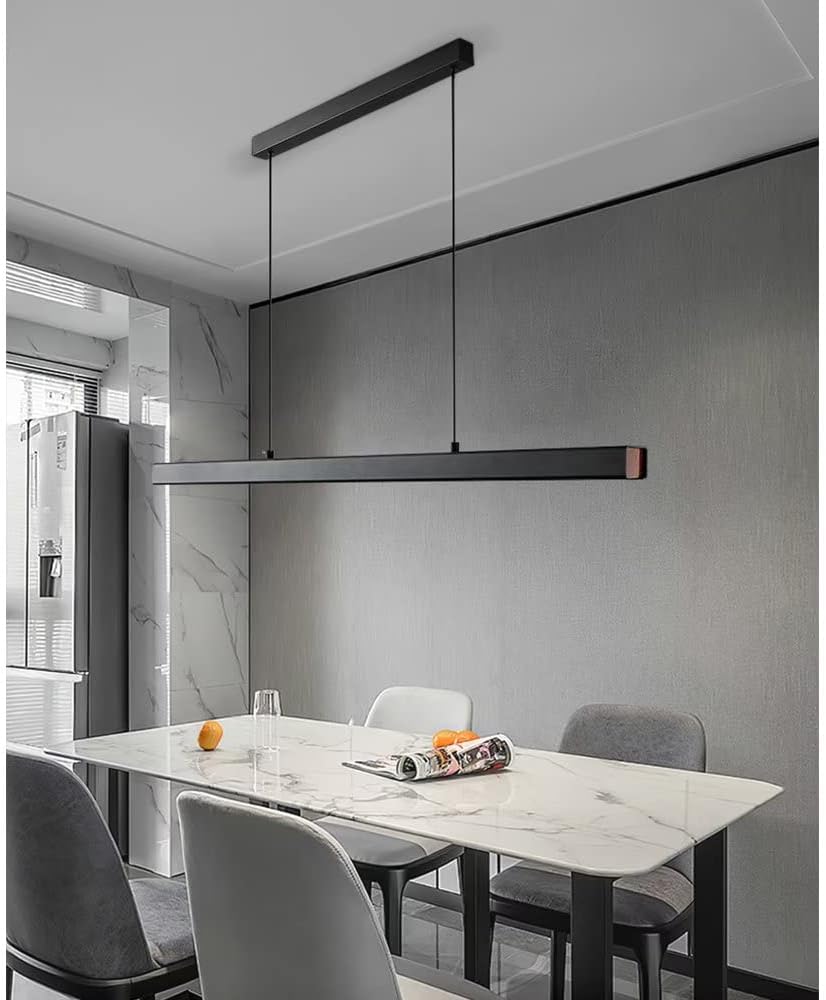1.5m LED Linear Pendant Light 3CCT Dimable in Black – Pro-Vision.tech