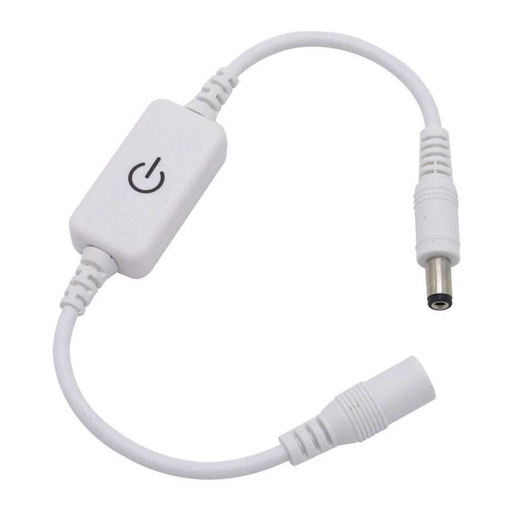 Mini Touch LED Dimmer Switch 1 Channel for Single Color DC12V-24V Stri ...