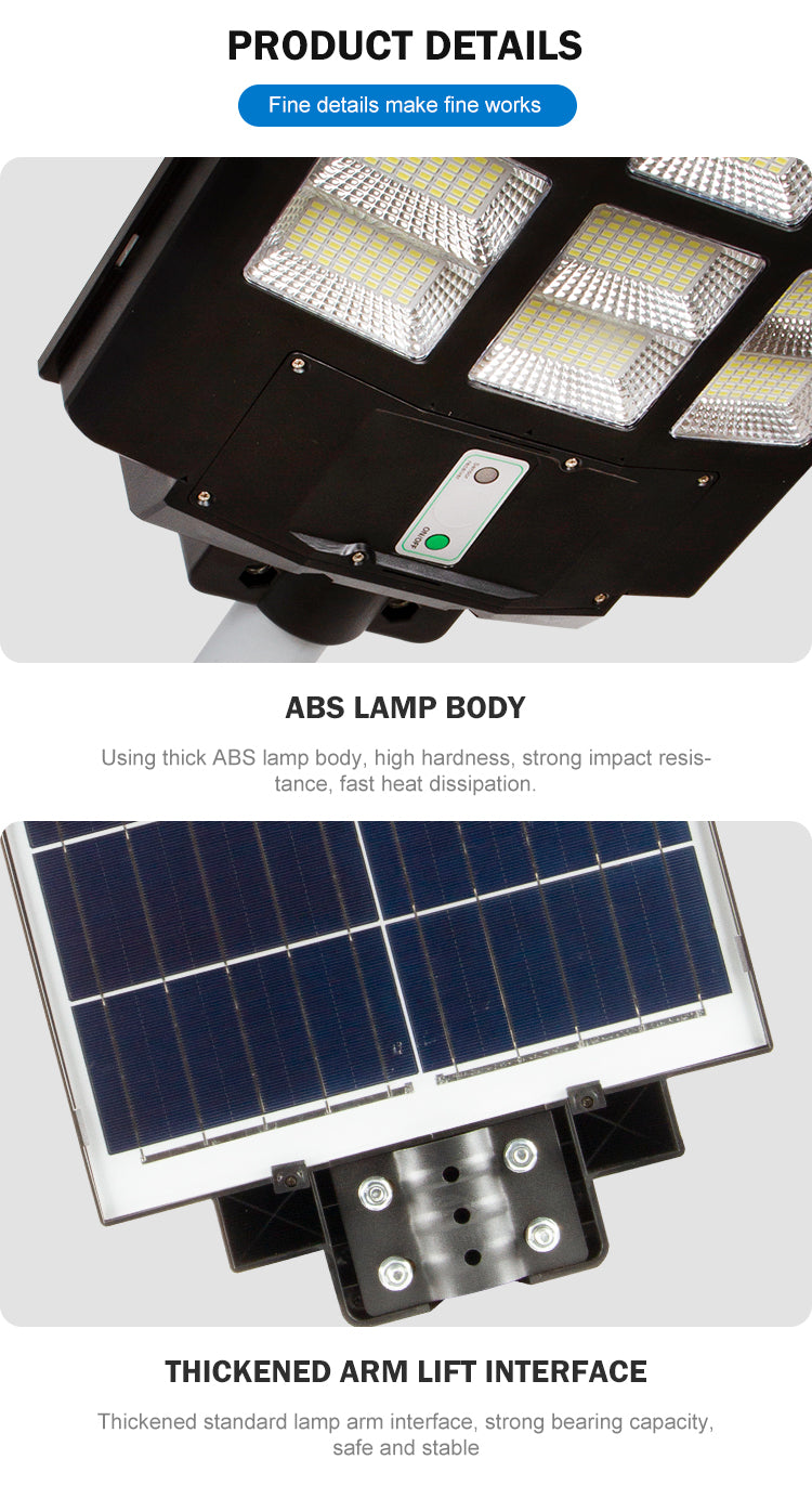 900W High Power Integrated Outdoor LED Solar Street Light All In One ...