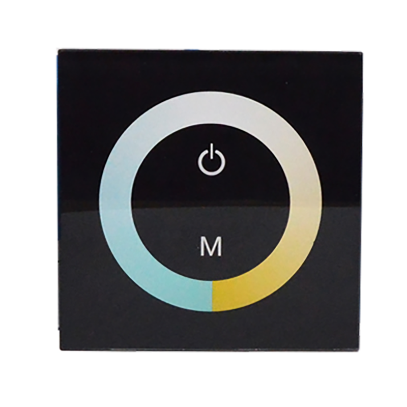 Touch Panel Dimmer Controller CCT Strip Light Wall Mounted Dimming Swi ...
