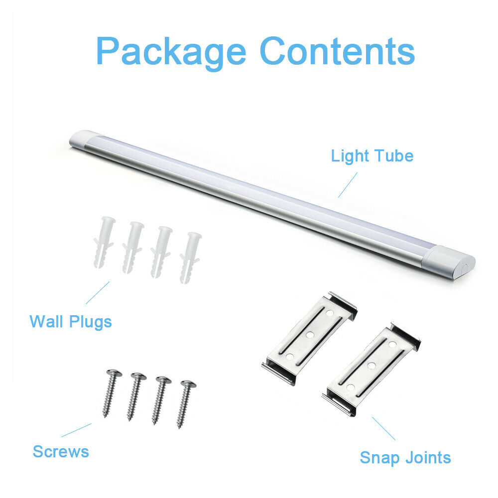 40W 1.2M IP42 LED Batten Light 3CCT Wire In the middle (PVBL-B040 ...