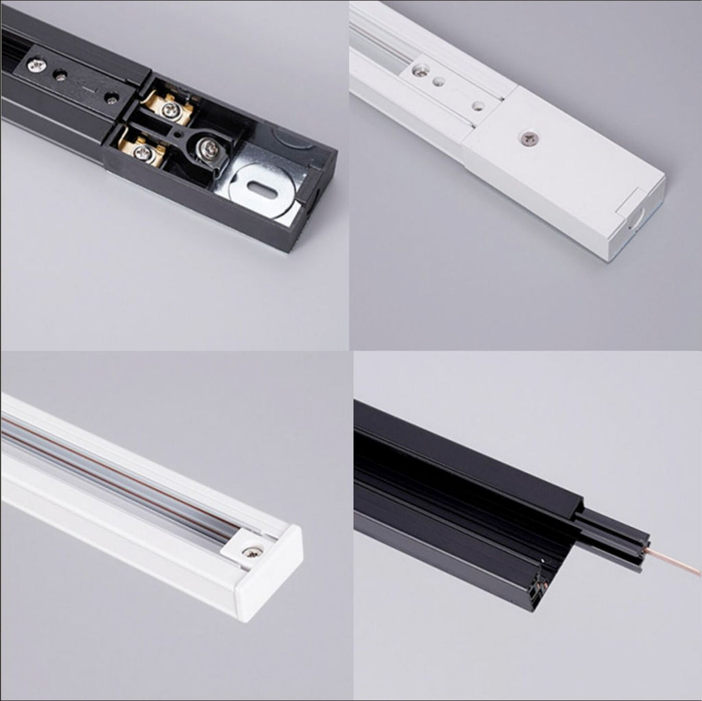 1M 3 Wired Track Light Rail Channel Black/White(PVTD-R01) – Pro-Vision.tech